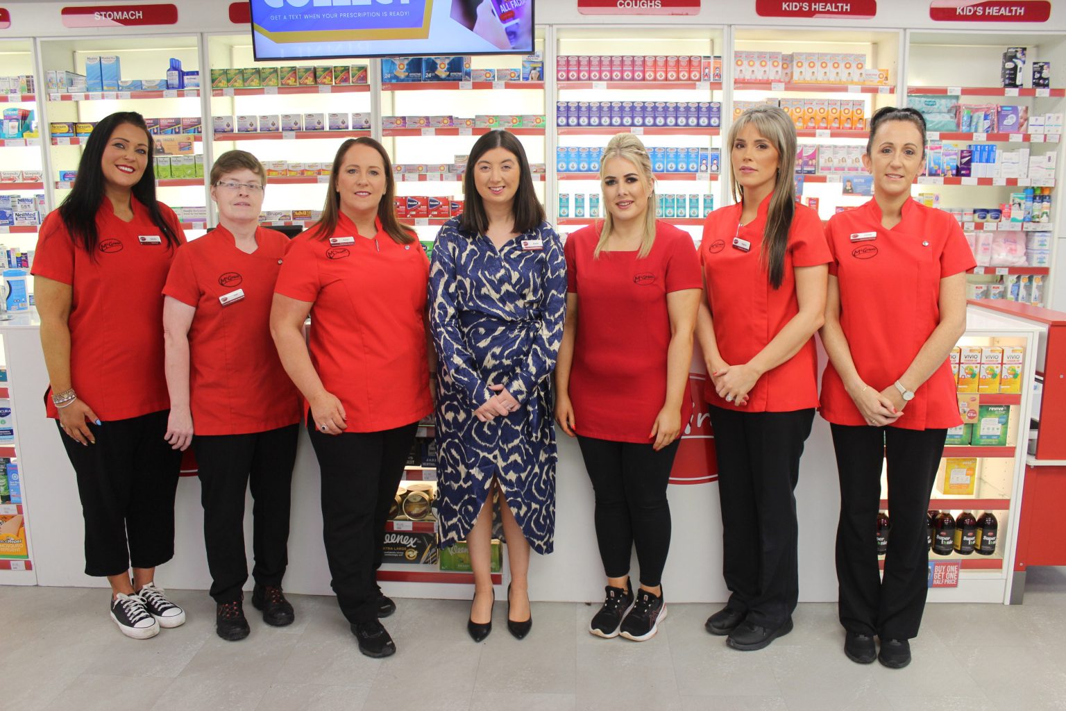 McGreals name goes over the door at our Mullingar Pharmacy - McGreals Pharmacy